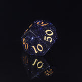 Blue Sandstone Natural Gemstone 7 pcs DND Dice – MAGISEVEN