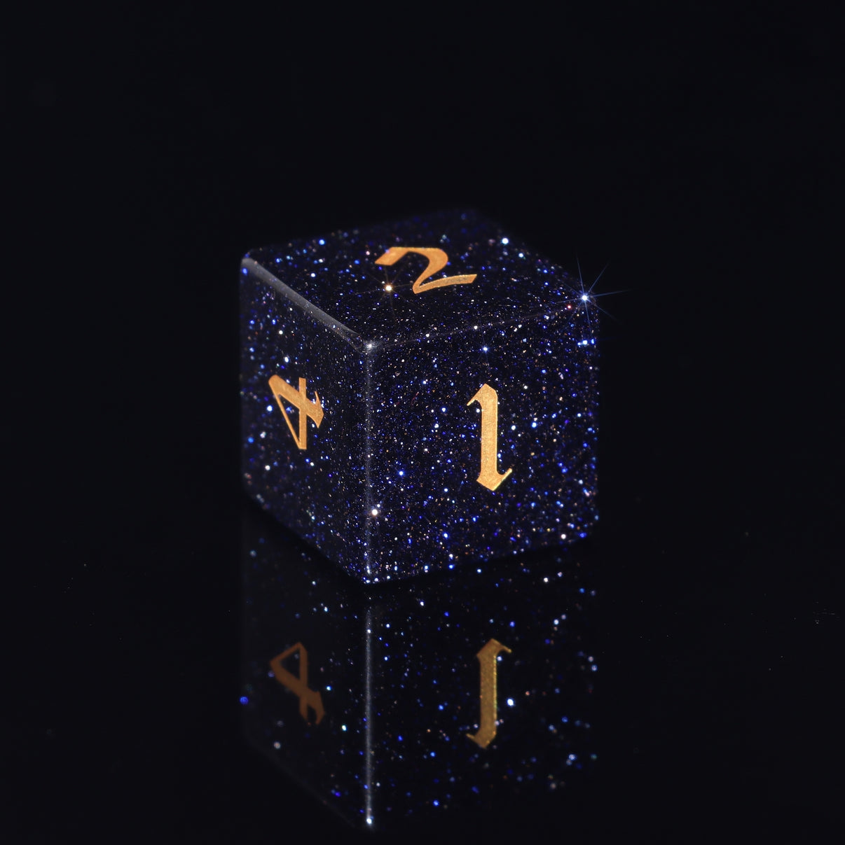 Blue Sandstone Natural Gemstone 7 pcs DND Dice – MAGISEVEN